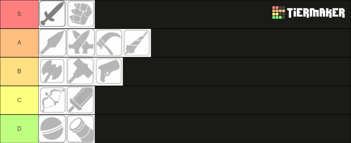 weapon brawlhalla Tier List (Community Rankings) - TierMaker