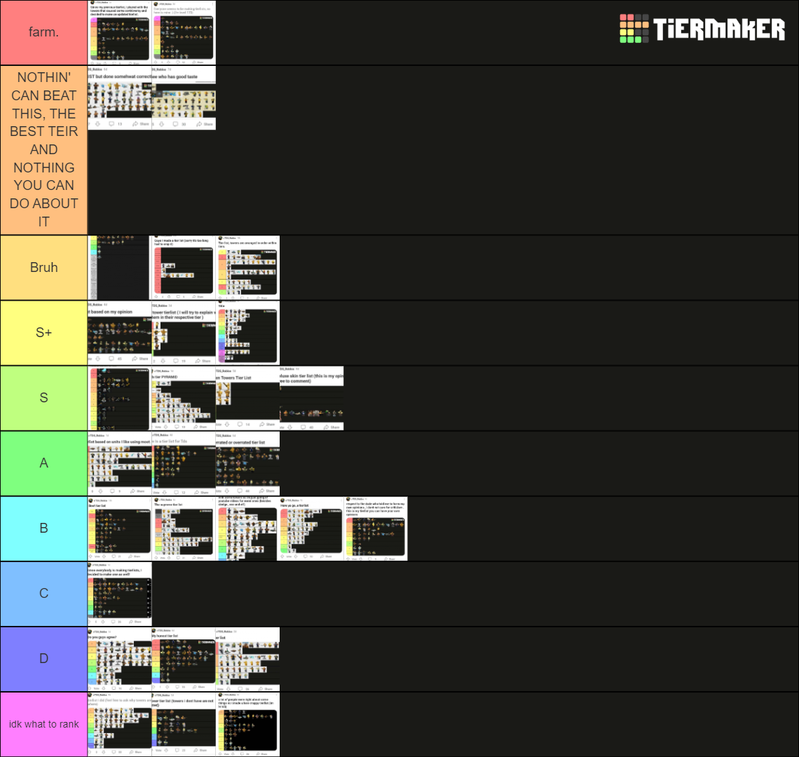 TDS tierlist tierlist Tier List (Community Rankings) - TierMaker TDS tierlist tierlist Tier List (Community Rankings) - TierMaker