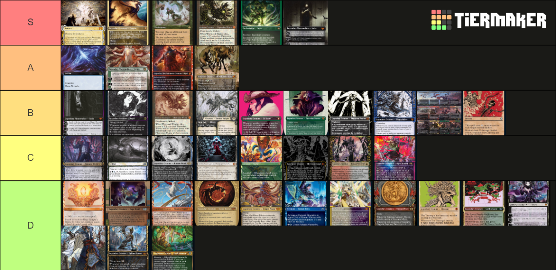 MTG All Showcase Versions Tier List (Community Rankings) - TierMaker