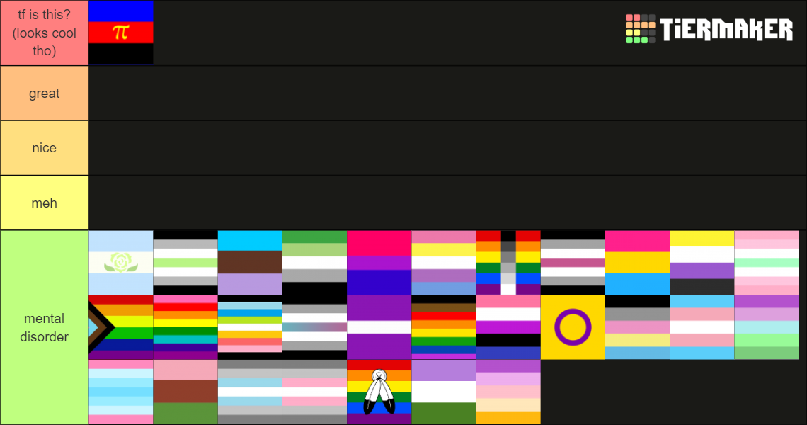 Ultimate Pride Flag Ranking Tier List (Community Rankings) - TierMaker