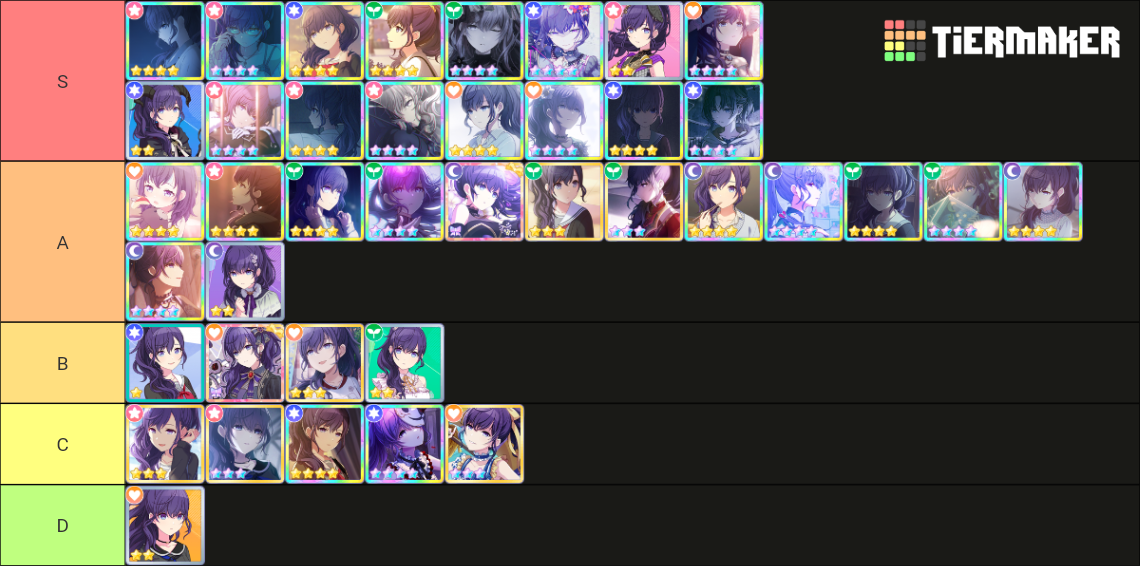 Asahina Mafuyu Cards Tier List Community Rankings Tiermaker
