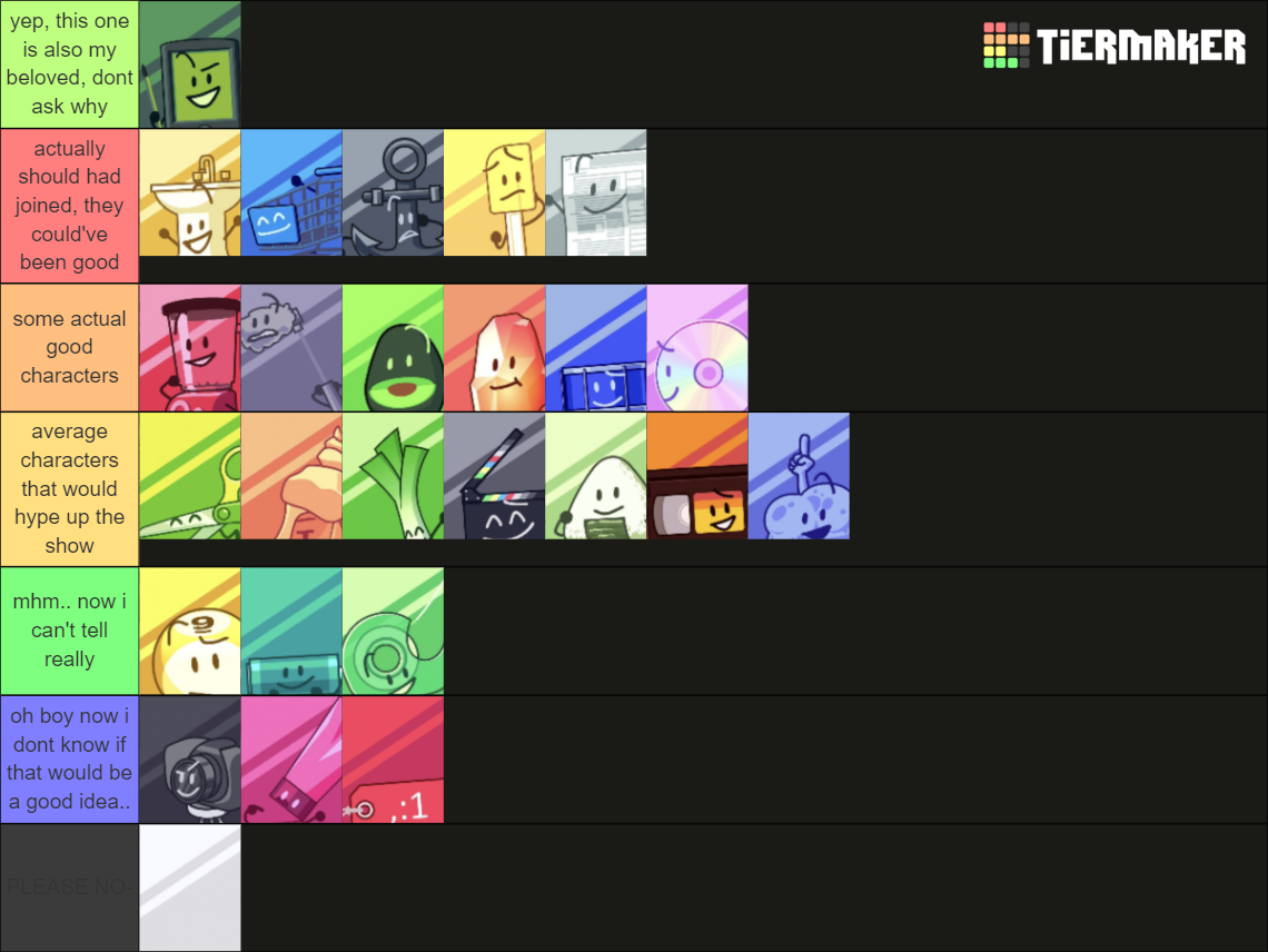 TPOT Debut Characters Tier List (Community Rankings) - TierMaker