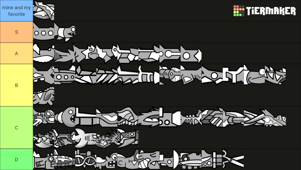 Geometry Dash ships Tier List (Community Rankings) - TierMaker