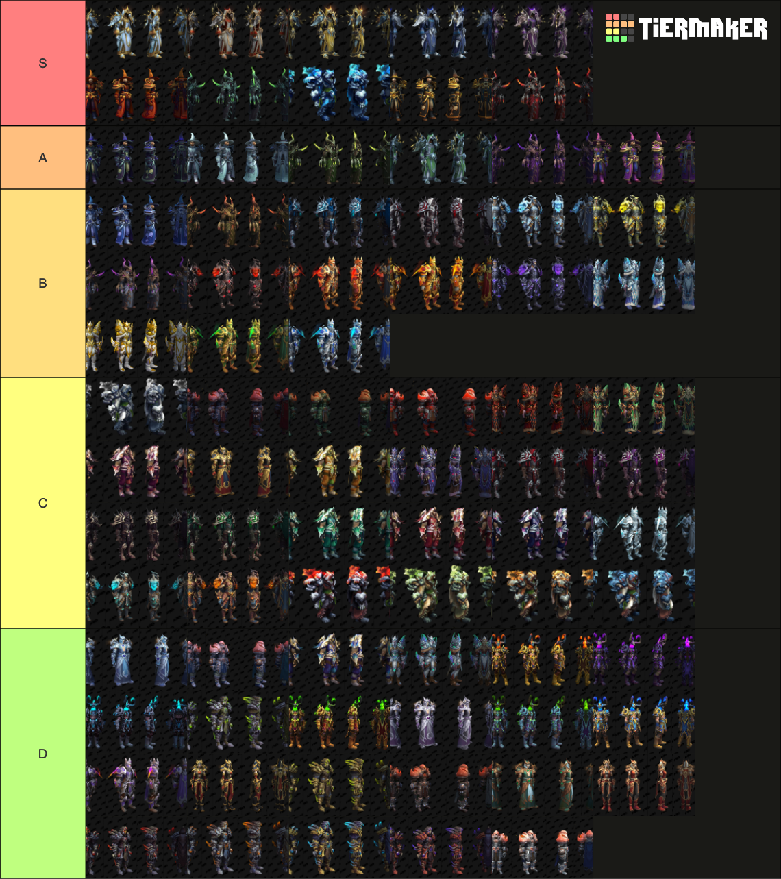 World of Warcraft - DF Season 3 Tier Sets Tier List (Community Rankings ...