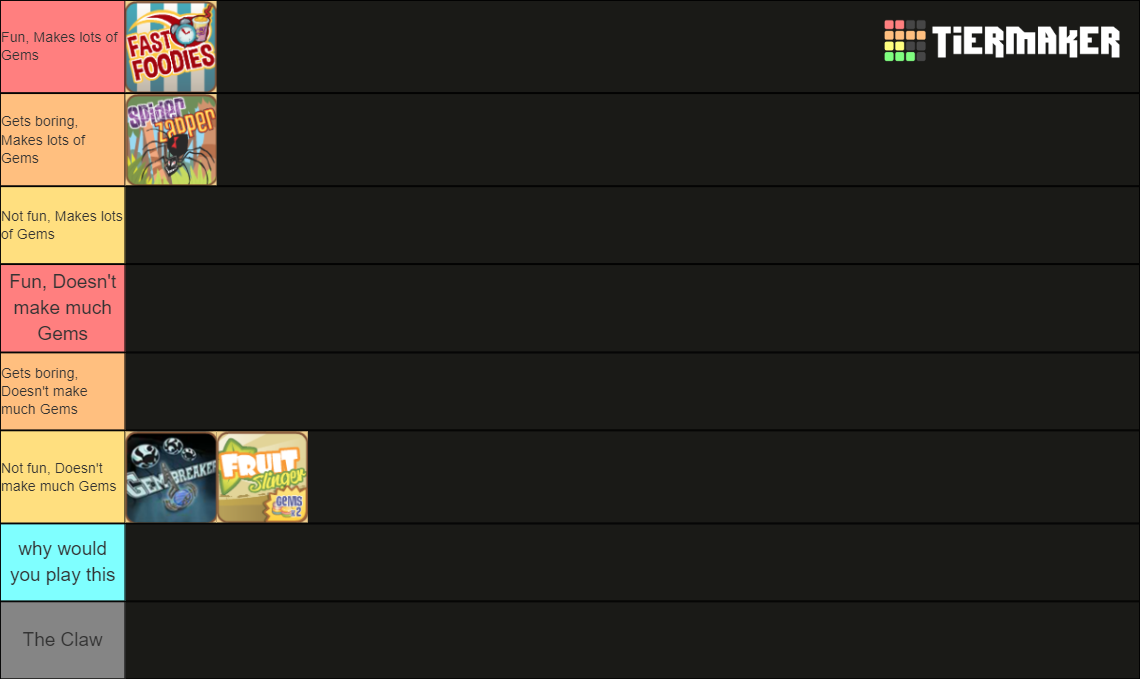 Animal Jam Minigame Tier-list Tier List (Community Rankings) - TierMaker