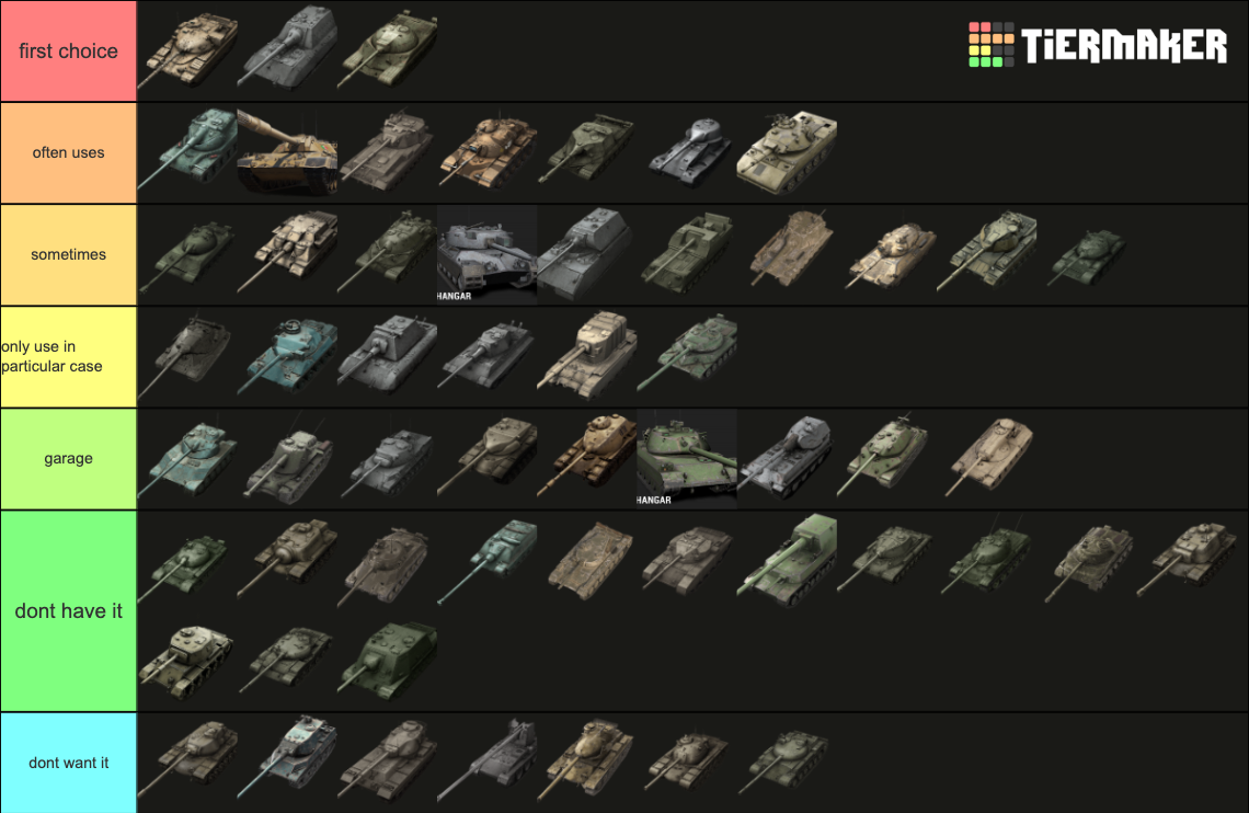 WoTB X tanks as of 9.0 Tier List (Community Rankings) - TierMaker