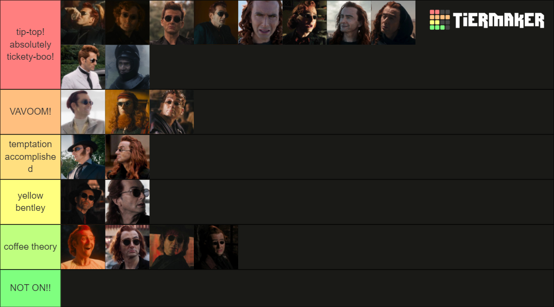crowley through the ages Tier List (Community Rankings) - TierMaker