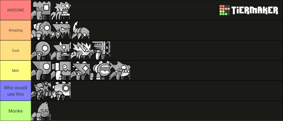 Geometry Dash Spiders Tier List (Community Rankings) - TierMaker