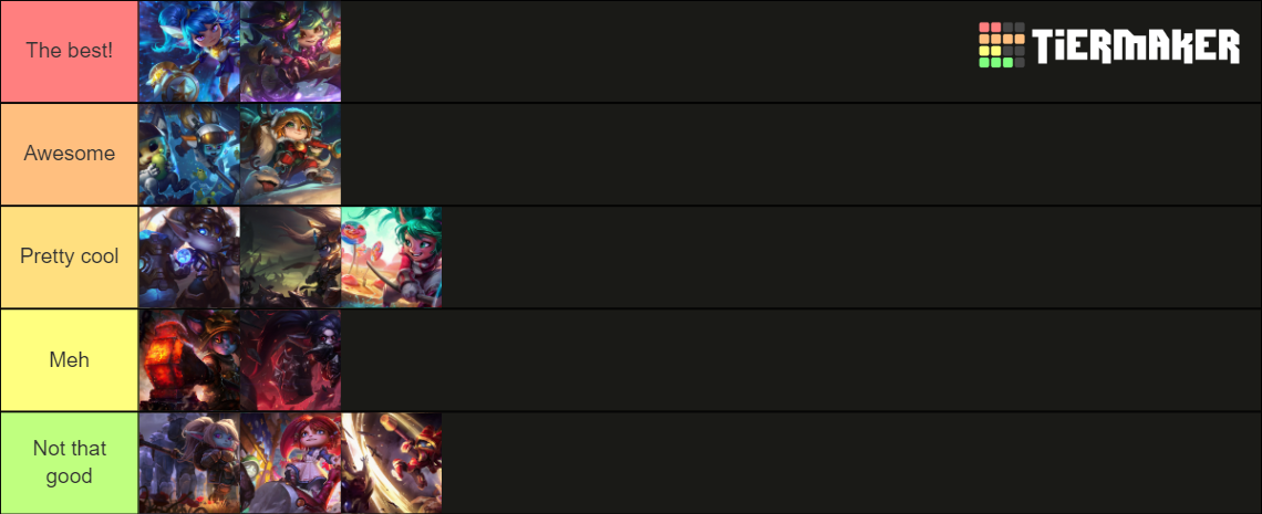 of Poppy's skins Tier List (Community Rankings) - TierMaker