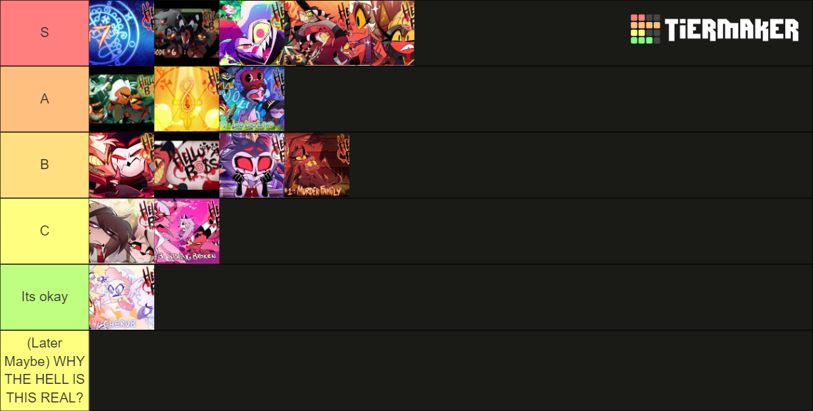 Helluva Boss EPs Tier List (Community Rankings) - TierMaker