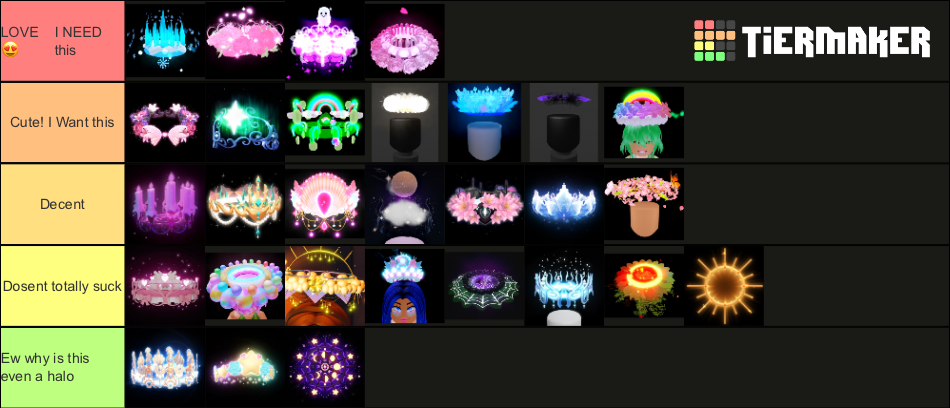 Royale High Halos Royal Reef Tidalglow Halo 2024 Tier List (Community ...