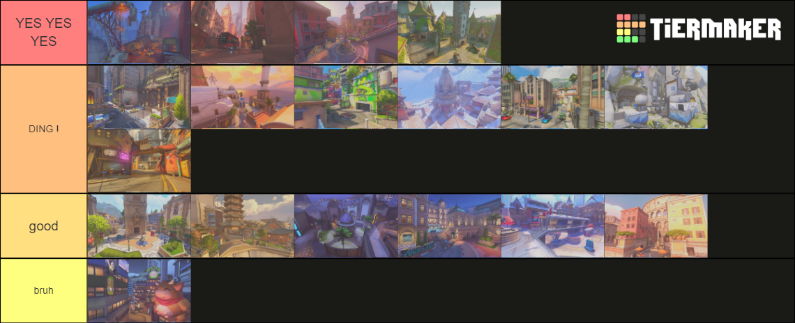 Overwatch 2 Maps (including 2CP) Tier List (Community Rankings) - TierMaker