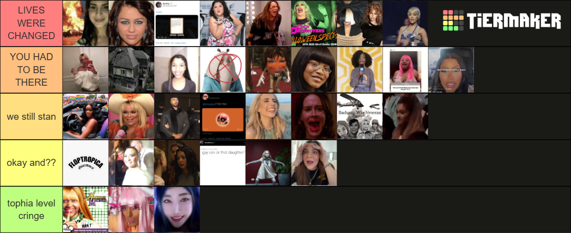 the most iconic stan twt/floptok moments of all time Tier List ...