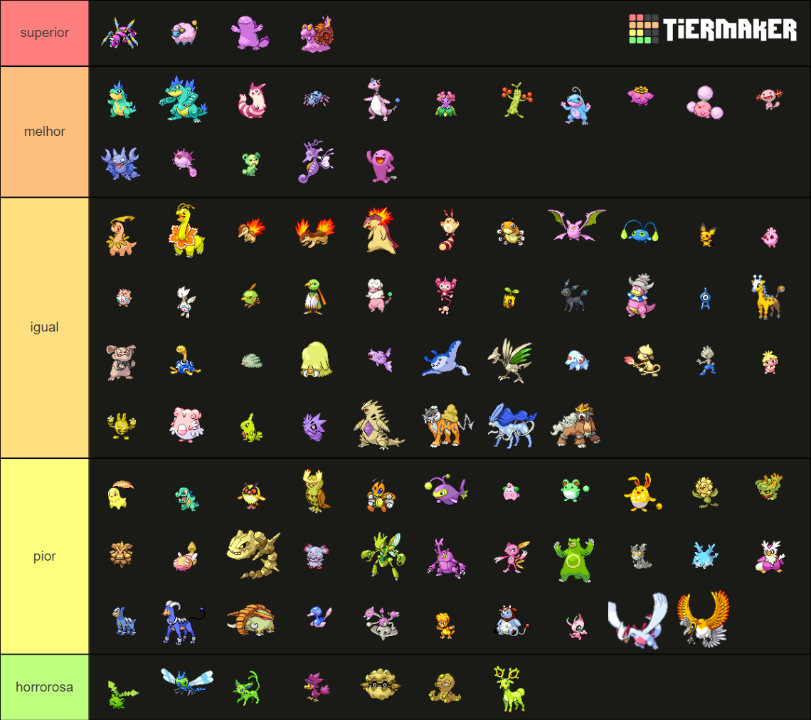 Gen 2 Shiny Pokemon Tier List Community Rankings TierMaker gen-2-shiny-pokemon-tier-list-community-rankings-tiermaker