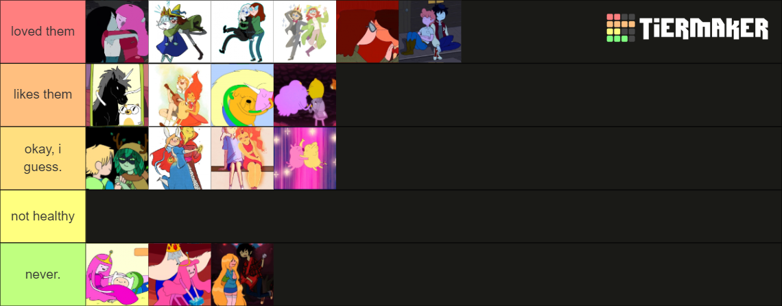 Ships of Adventure Time Tier List (Community Rankings) - TierMaker