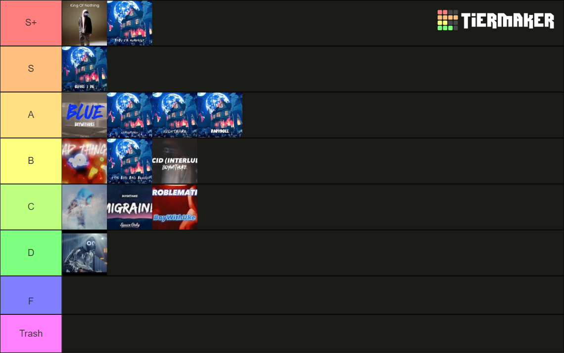 The boywithuke lucid dreams Tier List (Community Rankings) - TierMaker