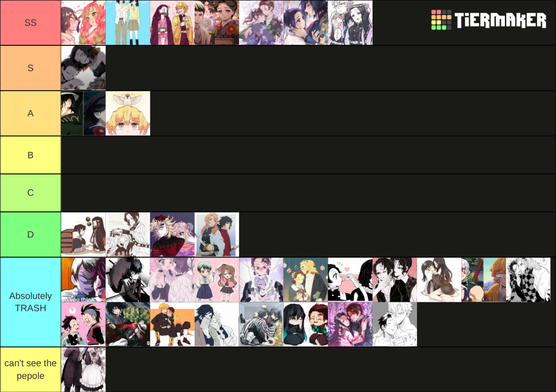 Demon slayer ships Tier List (Community Rankings) - TierMaker
