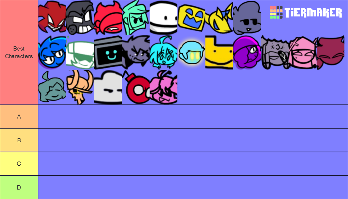 ~ Friday Night Funkin' Characters ~ Tier List (Community Rankings ...