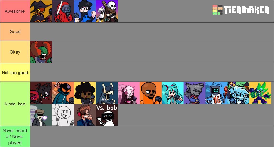 FNF Mods Tier List (Community Rankings) - TierMaker
