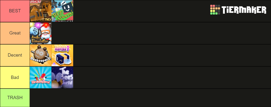 BSS Fangames Tier List (Community Rankings) - TierMaker