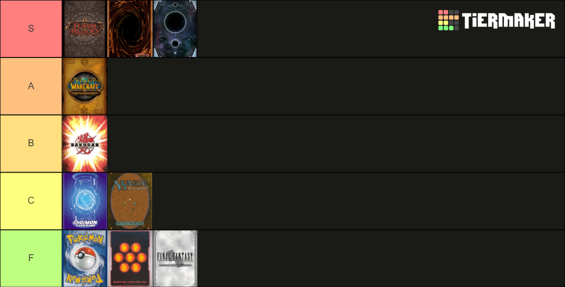 Trading Card Game Card Backs Tier List (Community Rankings) - TierMaker