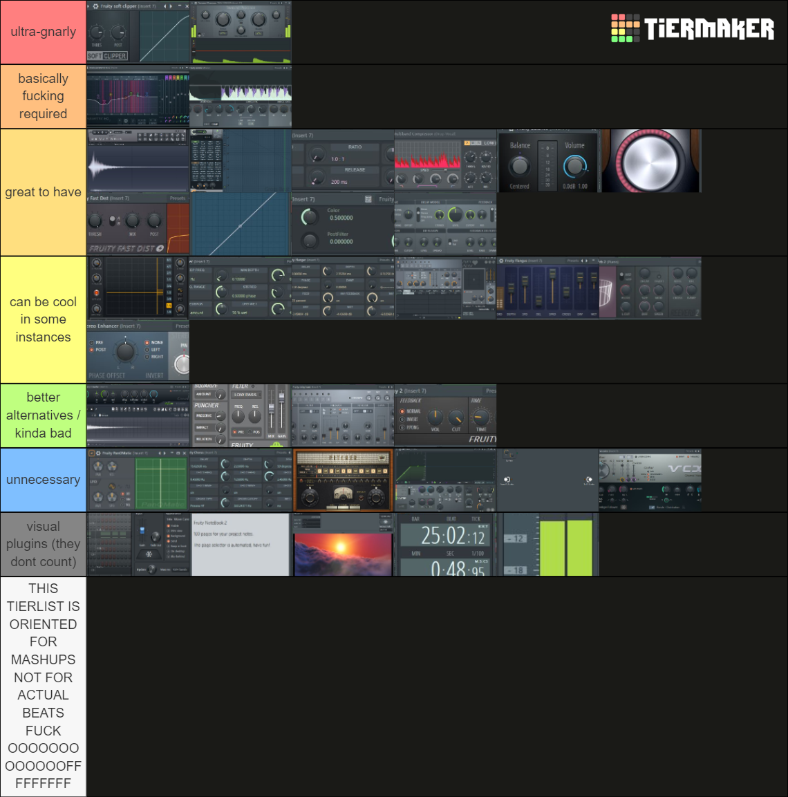 FL Studio Stock FX Plugins Tier List (Community Rankings) - TierMaker