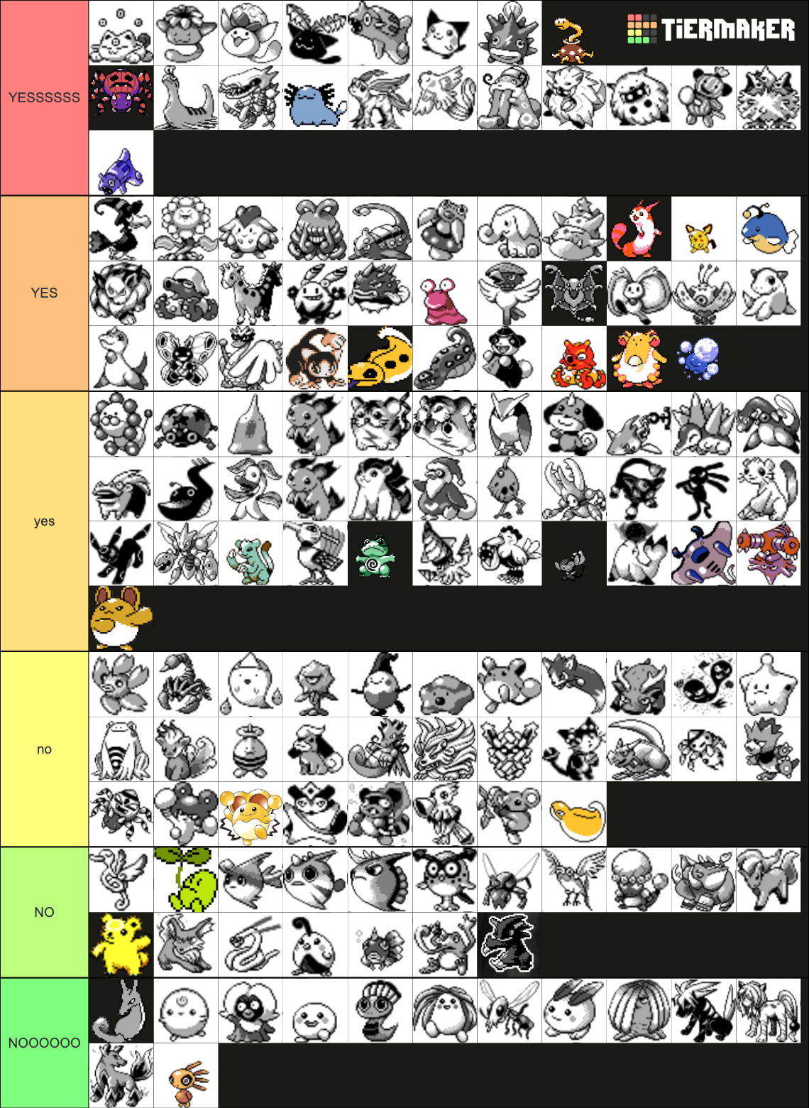Space World Demo (Unreleased Pokemon Gen 2) Tier List (Community ...