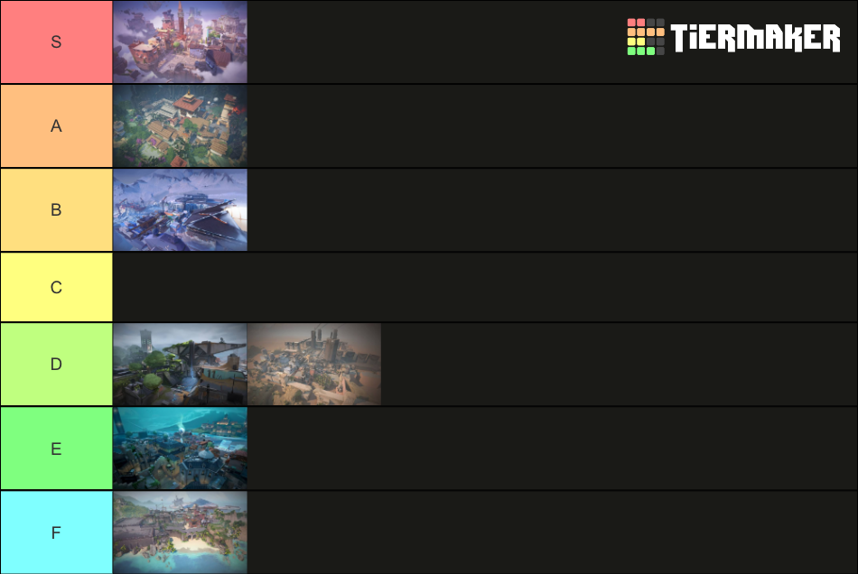 valorant maps Tier List (Community Rankings) - TierMaker