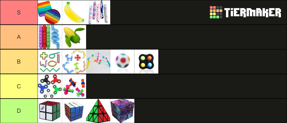 Fidget Toys Tier List (Community Rankings) - TierMaker