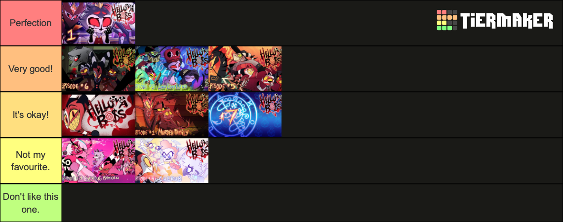 Helluva Boss Episodes Tier List (Community Rankings) - TierMaker