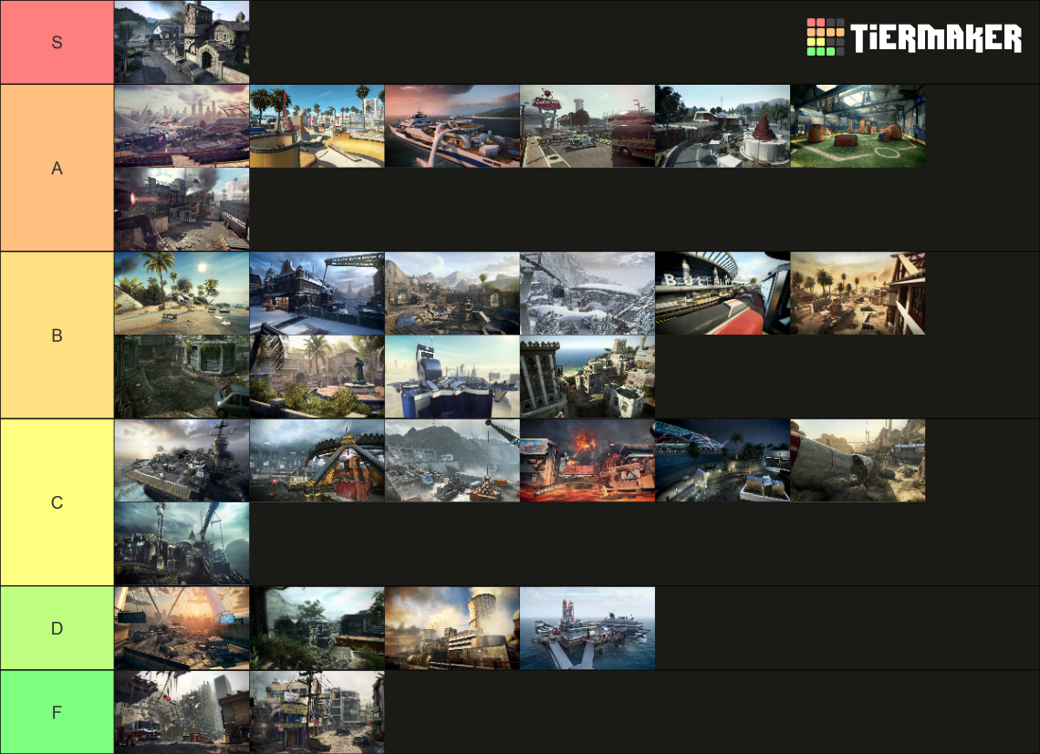 Call of Duty Black Ops 2 Multiplayer Maps Tier List (Community Rankings ...