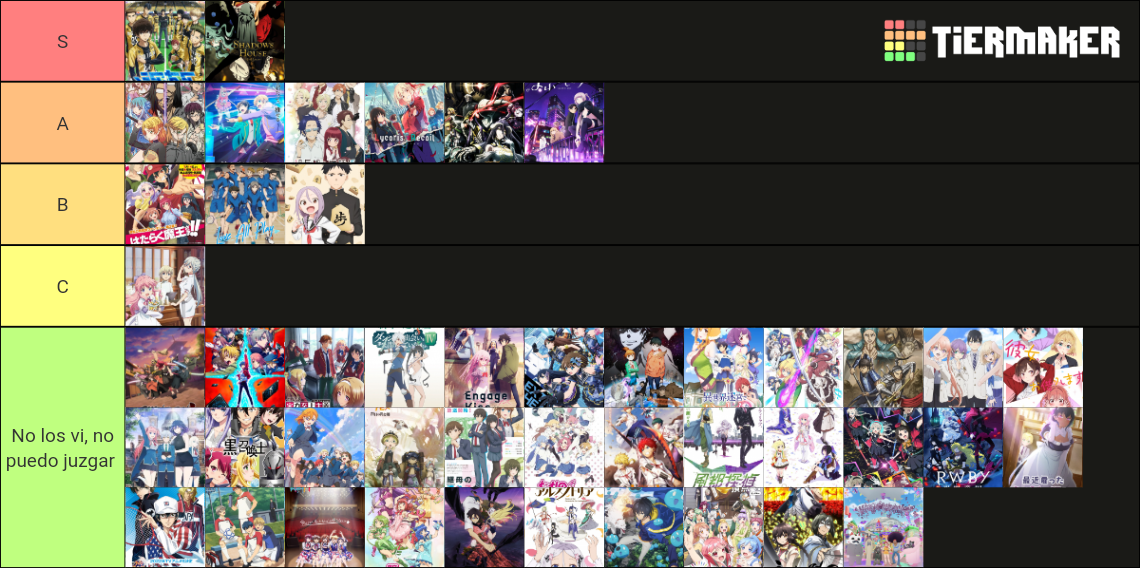 Tier Opening/Ending/Anime-Temporada Verano 2022 (KeiLove) Tier List ...