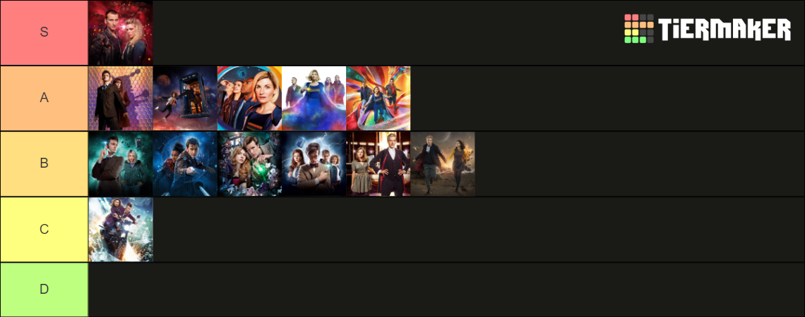 Doctor Who: Series 1 - Series 13 Tier List (Community Rankings) - TierMaker