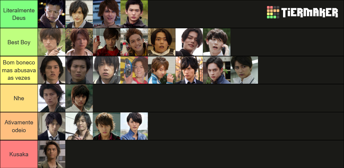 Secondary Kamen Rider Tierlist Tier List (Community Rankings) - TierMaker
