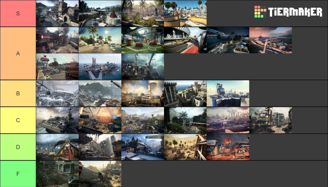 Call of Duty Black Ops 2 Multiplayer Maps Tier List (Community Rankings ...
