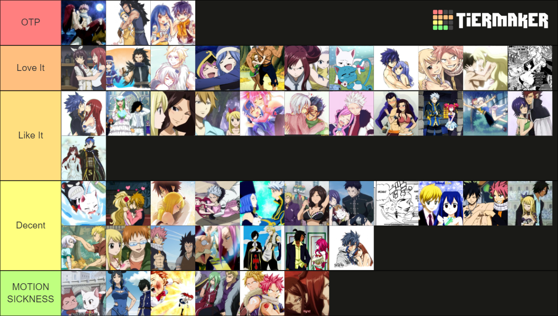 Fairy Tail Ship! Maker Tier List (Community Rankings) - TierMaker