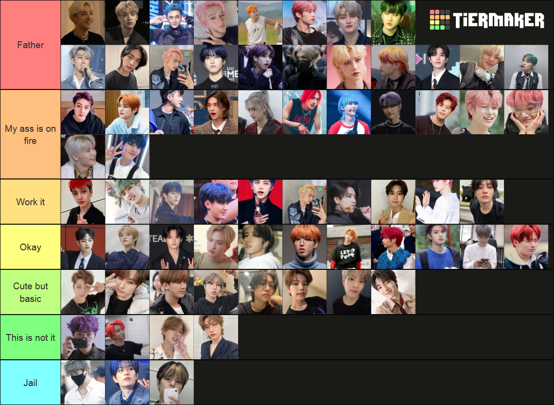 Stray Kids Hair Colour Tier List (Community Rankings) - TierMaker