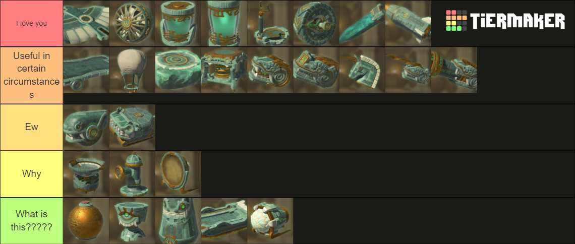 Zelda: Tears of the Kingdom Zonai Devices Tier List (Community Rankings ...