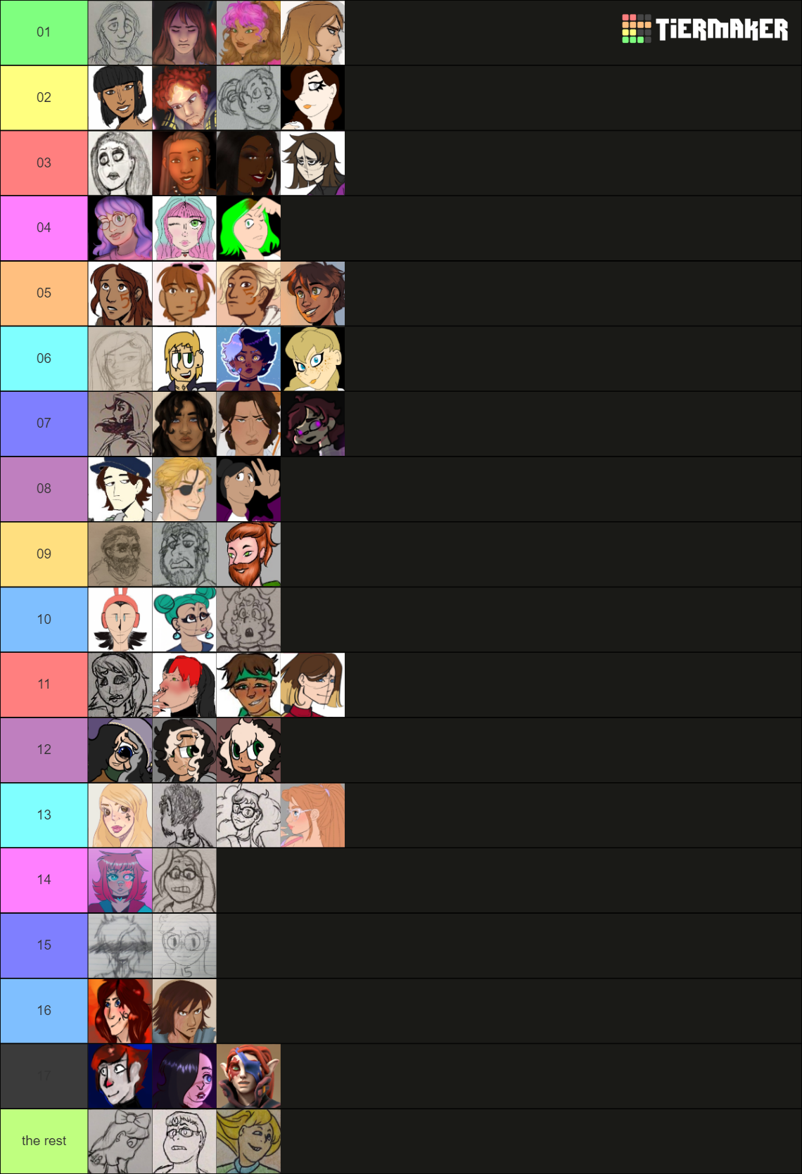 [NEARLY] ALL REUNITED CHARACTERS + BETAS Maker Tier List (Community ...