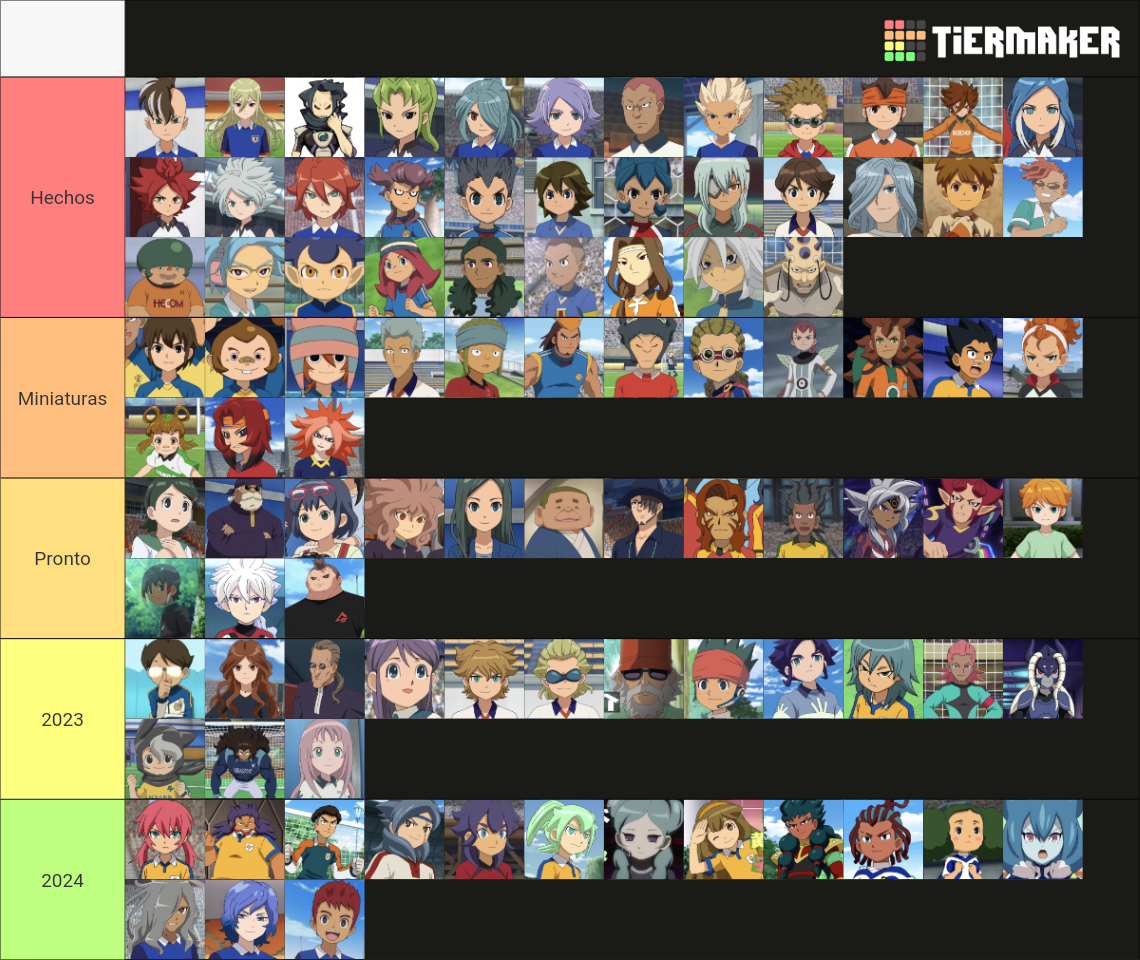 All Characters Inazuma Eleven (+300) Tier List (Community Rankings ...