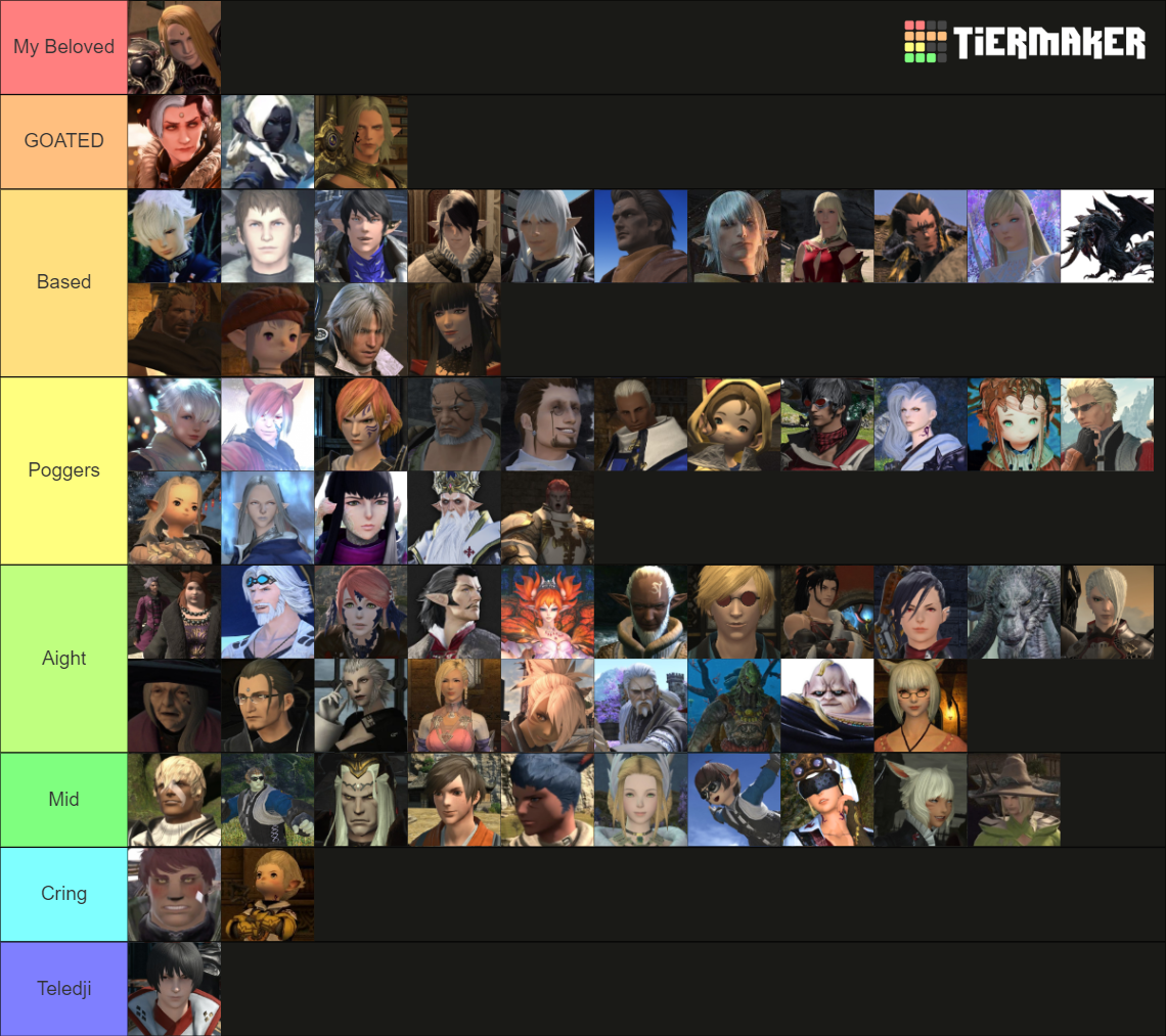 FFXIV Characters Tier List (Community Rankings) - TierMaker