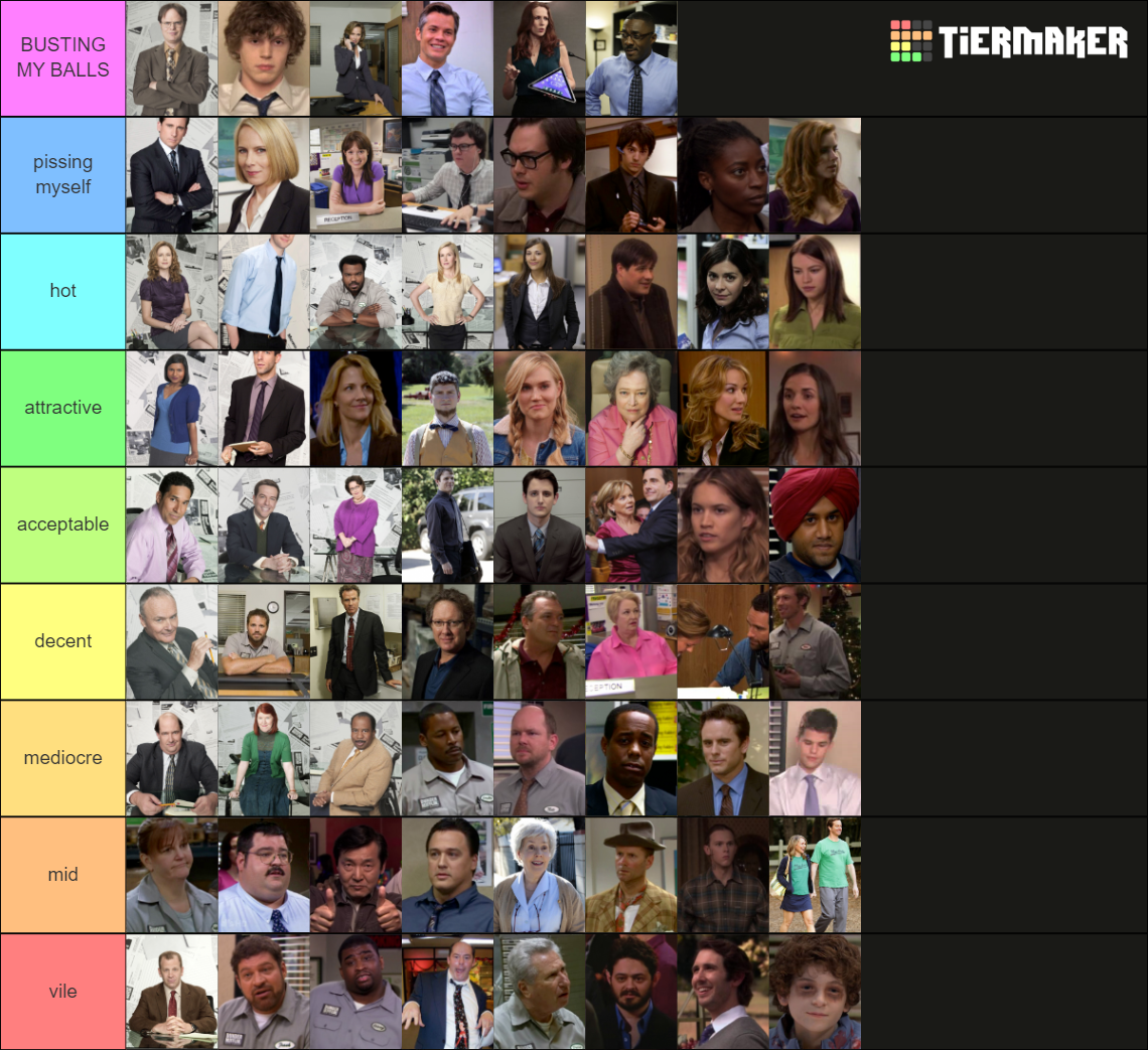 All Office characters Tier List (Community Rankings) - TierMaker