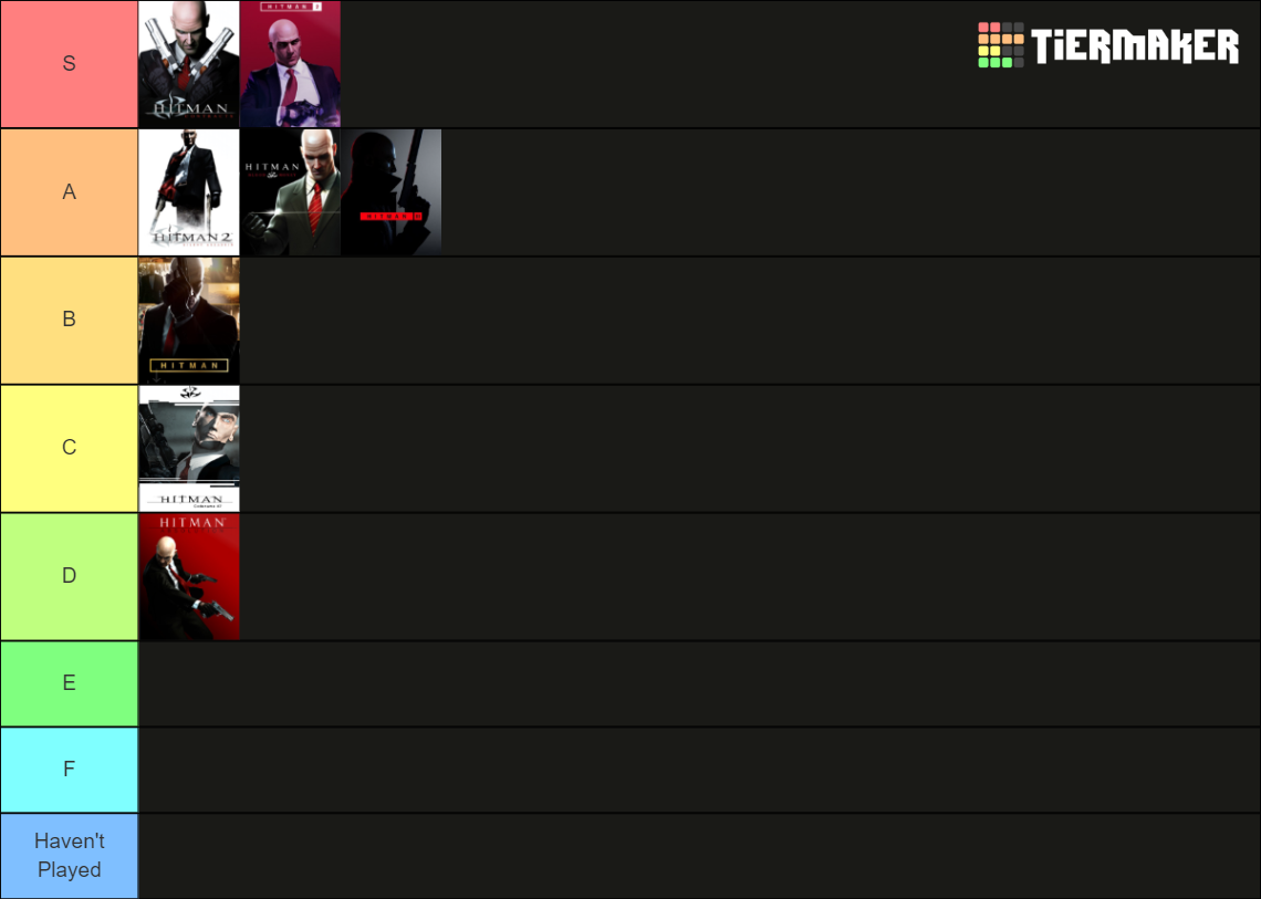 Hitman Game Tier List (Community Rankings) - TierMaker