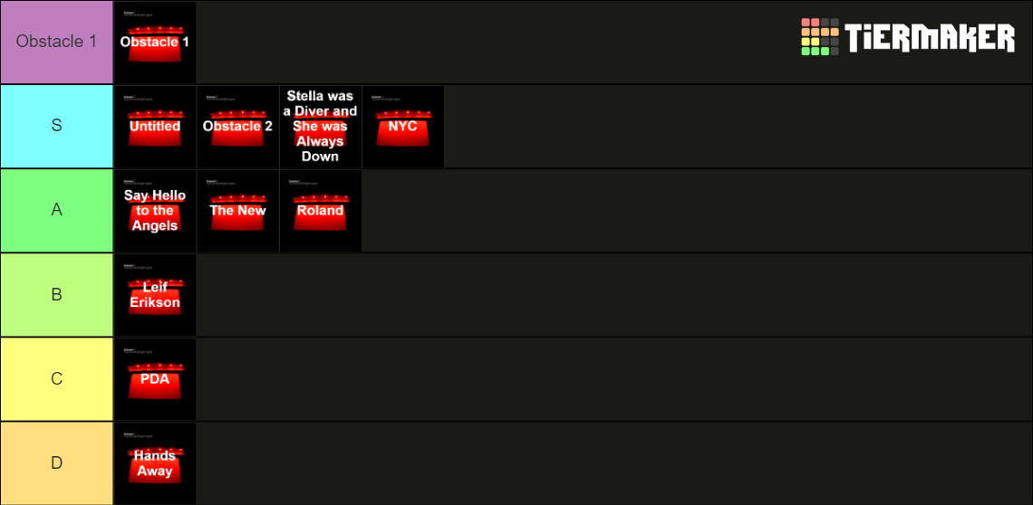 INTERPOL TOTBL TIER LIST Tier List (Community Rankings) - TierMaker