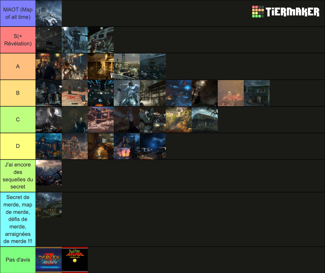 Call Of Duty Black Ops Zombie Maps Tier List (Community Rankings ...