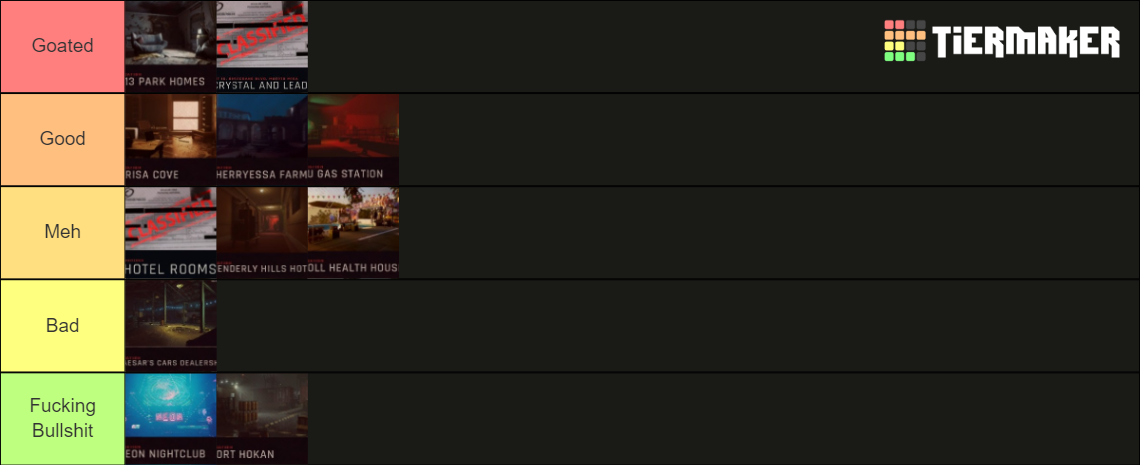 Ready Or Not Mission Maps Tier List (Community Rankings) - TierMaker