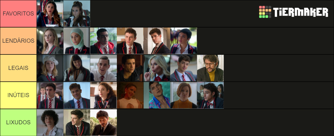 RANKING DE PERSONAGENS DE ELITE Tier List (Community Rankings) - TierMaker