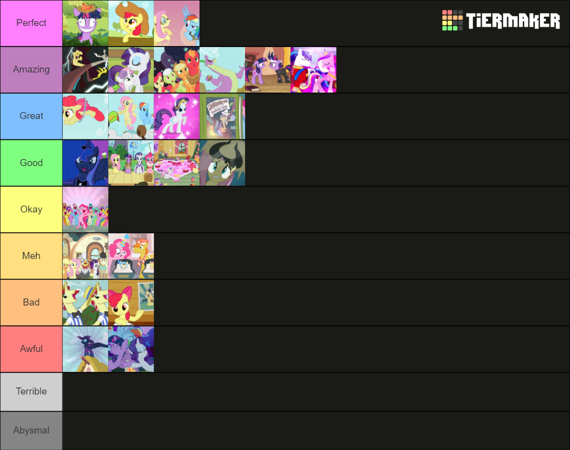 MLP Season 2 Tier List (Community Rankings) - TierMaker MLP Season 2 Tier List (Community Rankings) - TierMaker