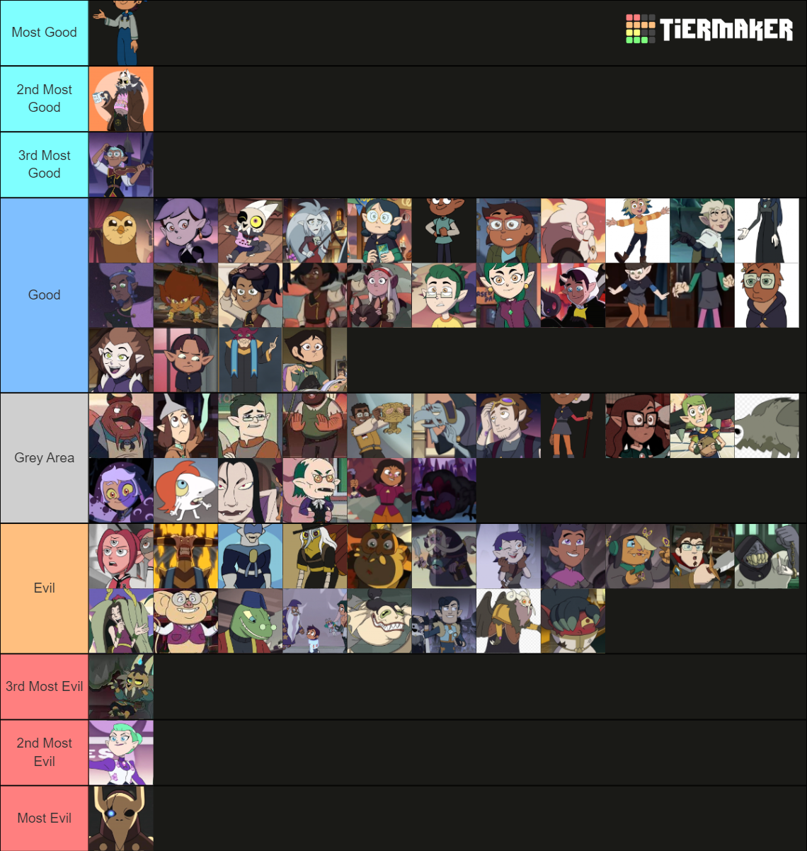 The Owl House All 104 Characters Tier List (Community Rankings) - TierMaker