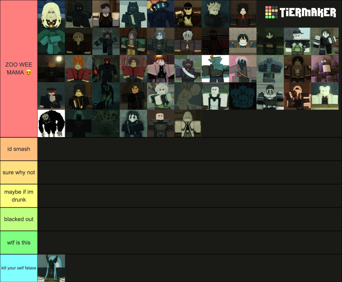 Deepwoken Smash or Pass Tier List (Community Rankings) - TierMaker